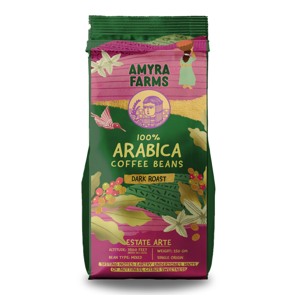 Speciality 100 % Arabica Coffee Beans | Dark Roast – Amyra Farms