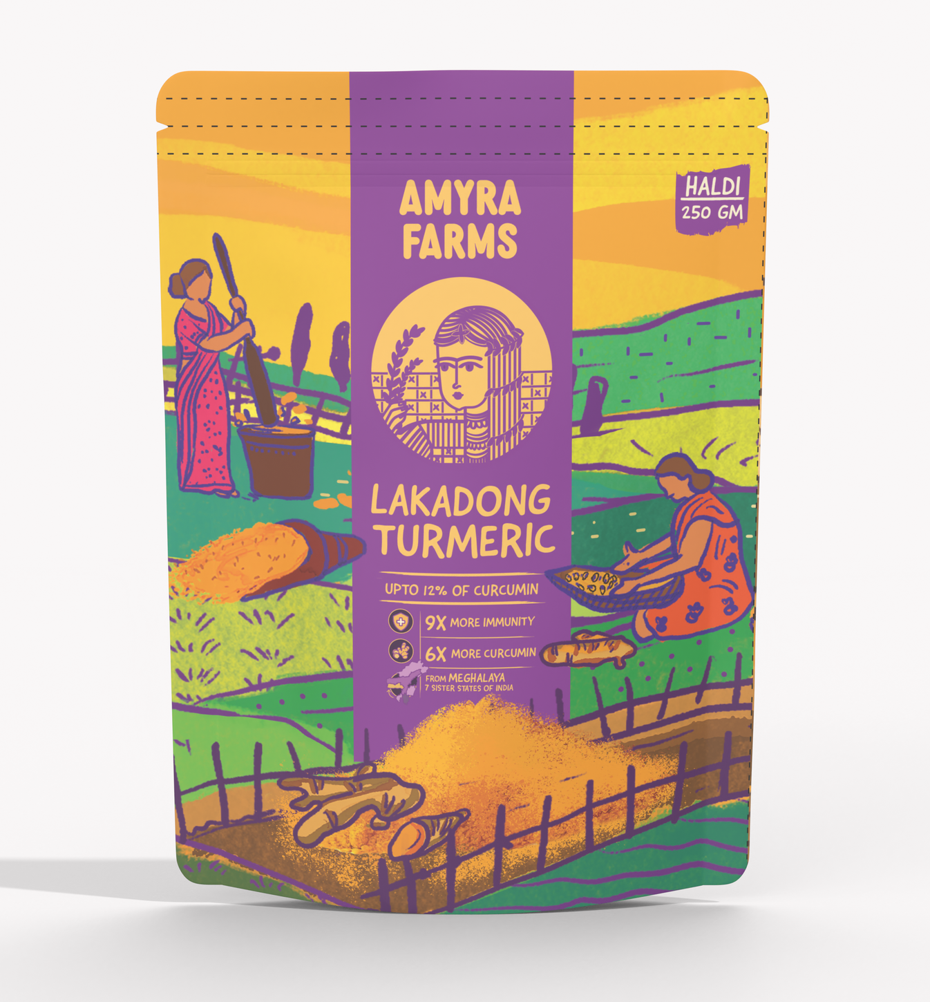 Lakadong Turmeric Powder the wonder spice of Meghalaya – amyrafarms