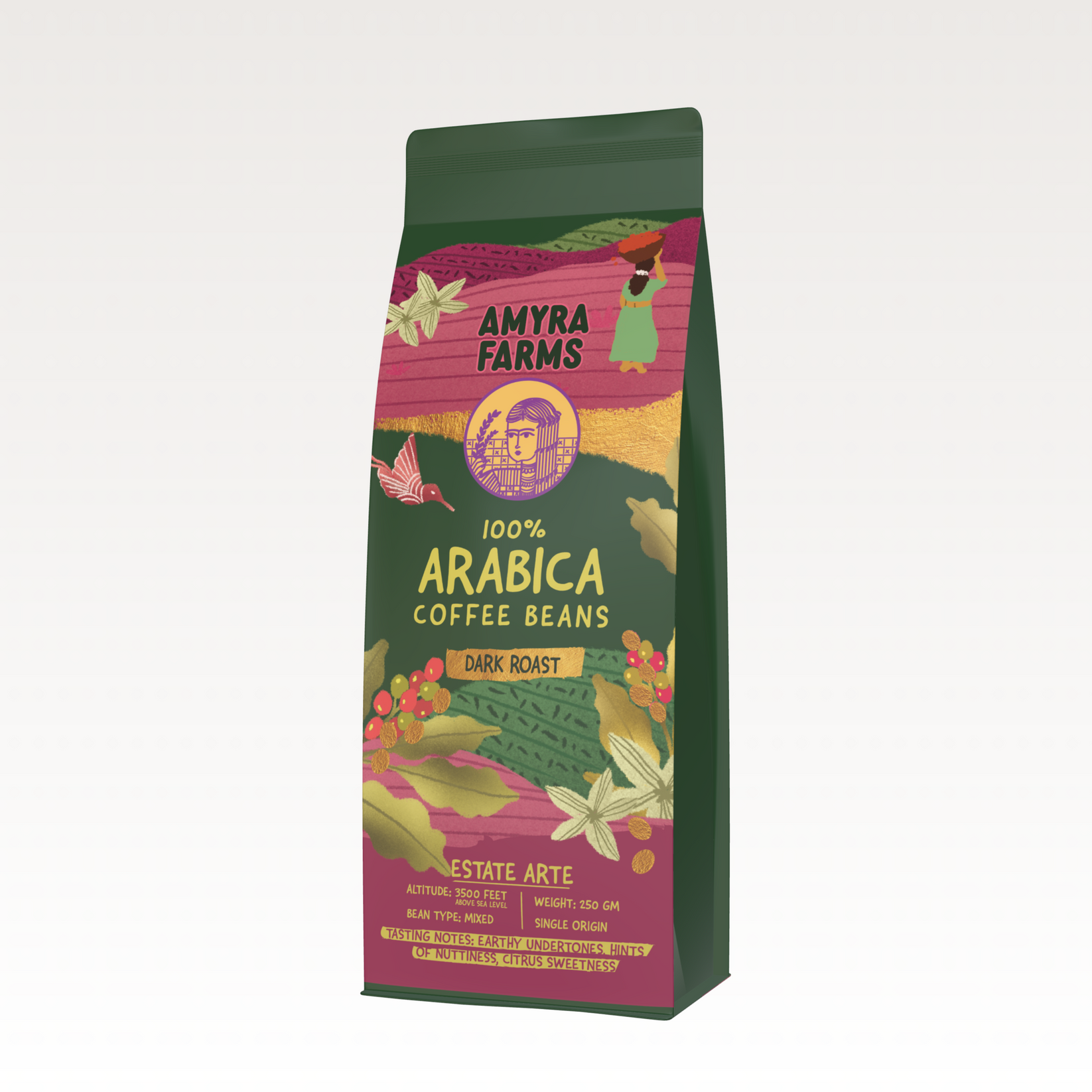 Speciality 100 % Arabica Coffee Beans | Dark Roast – Amyra Farms